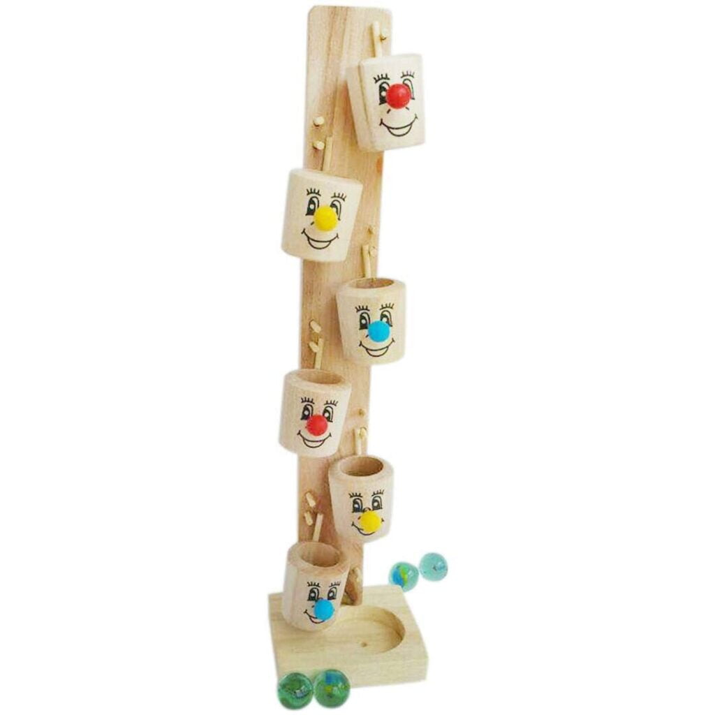 Wooden Marble Slide Toy | Goli Game For Kids | Craftdeals.in